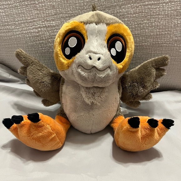 Disney | Toys | Disney Parks Big Feet Star Wars Porg 1 Plush Stuffed ...